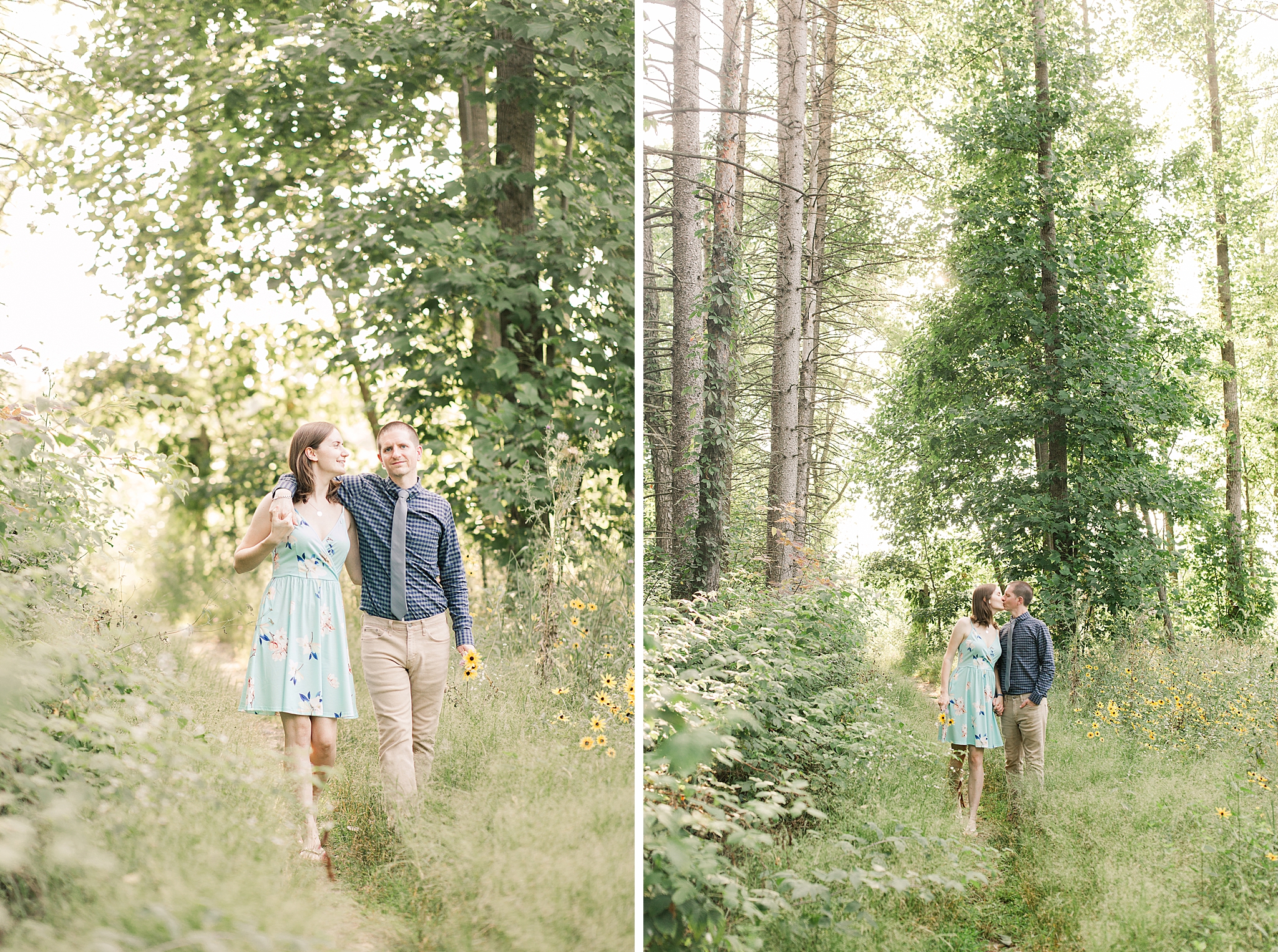 Woodsy Nature Trail Engagement | Alana & Chris | Portraits by Mandy
