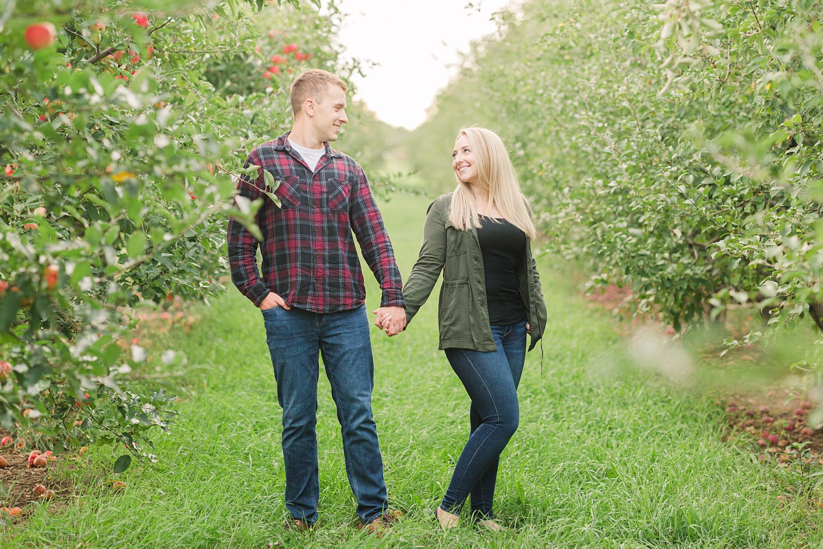 Apple Orchard Engagement Session | Marissa & Paul | Portraits by Mandy