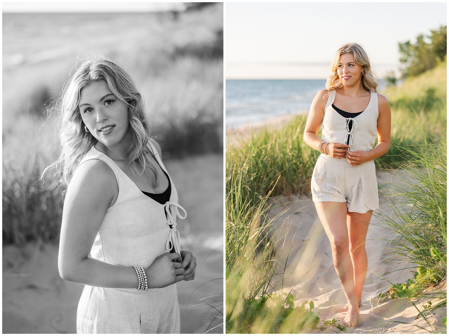 Dreamy Beach Senior Session | Abby | Portraits by Mandy